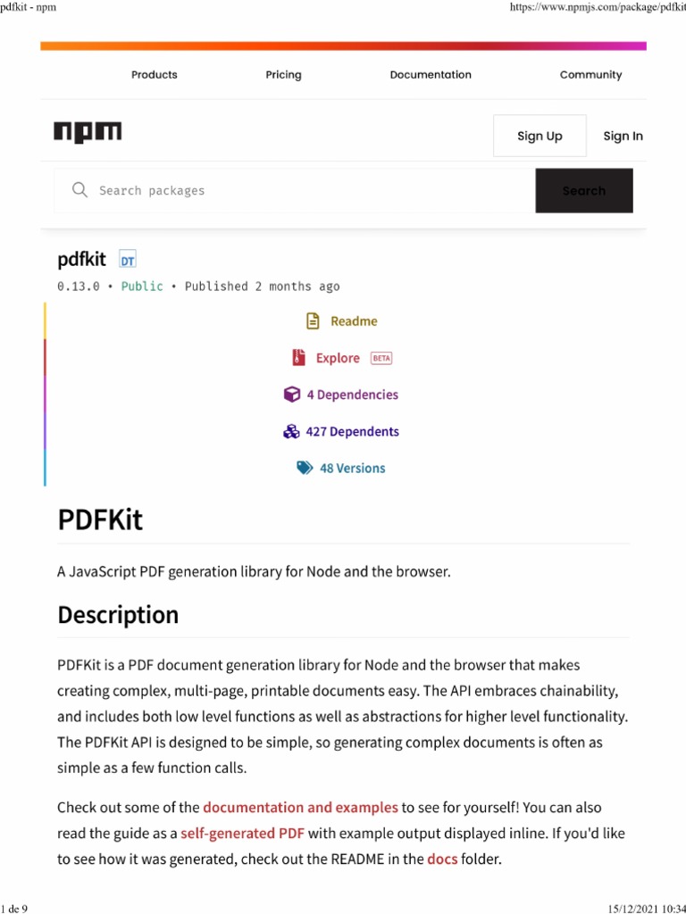 PDFKIT | PDF | Computer File Formats | Computer Graphics