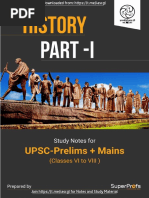 Class6 History UPSC Notes | PDF