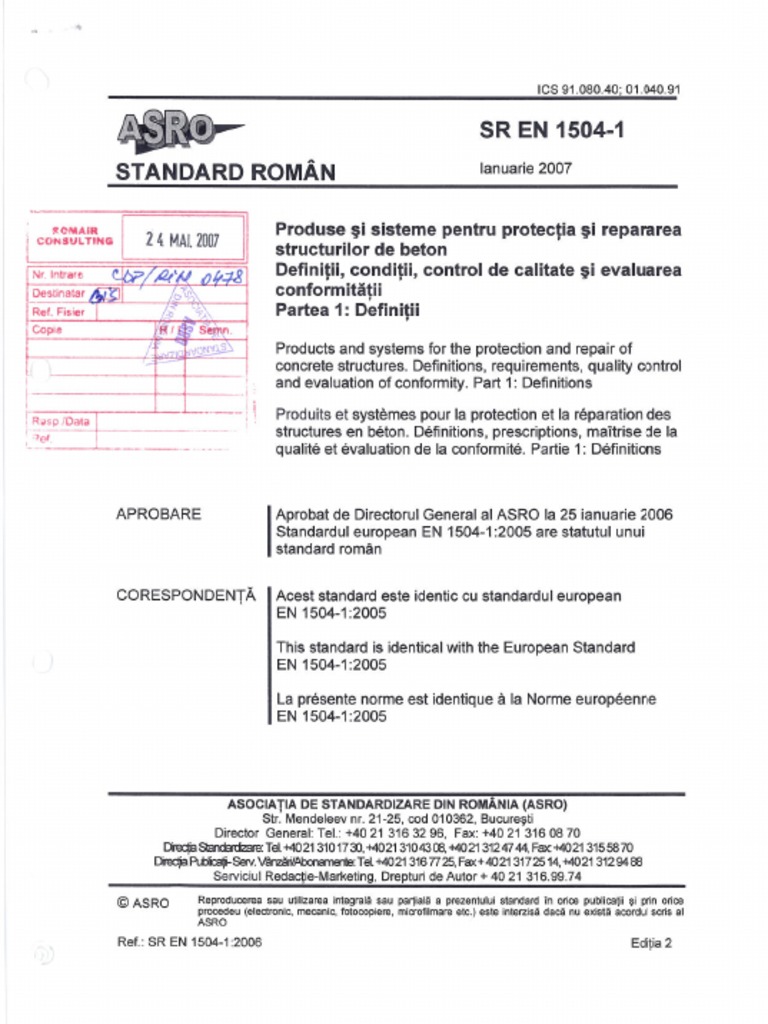 SR en 1504-1 | PDF