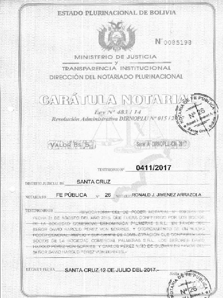 Poder de Representante Legal | PDF