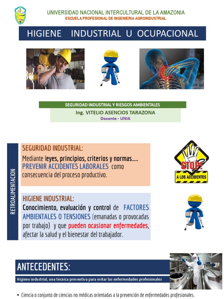 Clases Sira - Sesion 17 Higiene Industrial | PDF | Seguridad y salud ocupacional | Ciencias de ...
