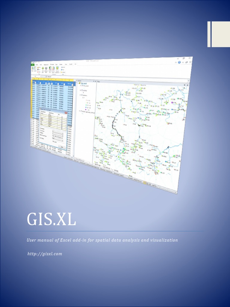 Gis Xl User Manual Of Excel Add In For Spatial Data Analysis And Visualization Pdf