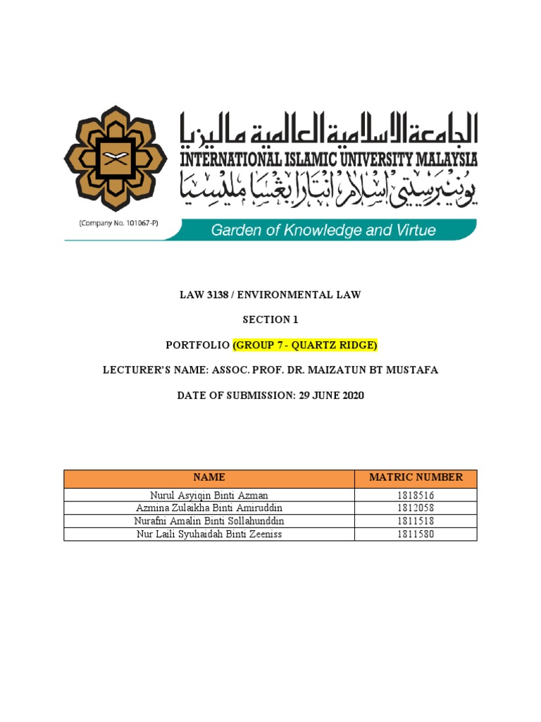 Gombak Quartz Ridge Conservation Project | PDF