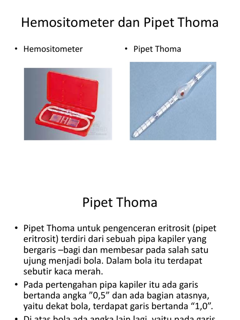 Hitung Eritrosit Hb Ht Dan Indeks Eritrosit Pdf