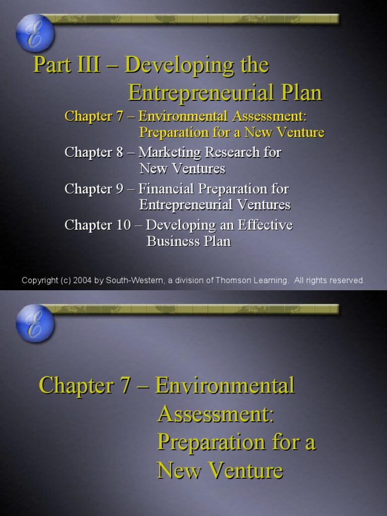 Environmental Assessment Preparing For New Venture | PDF | Business ...