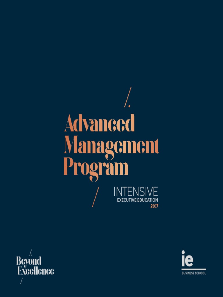 Advanced Management Program | PDF | Master Of Business Administration ...