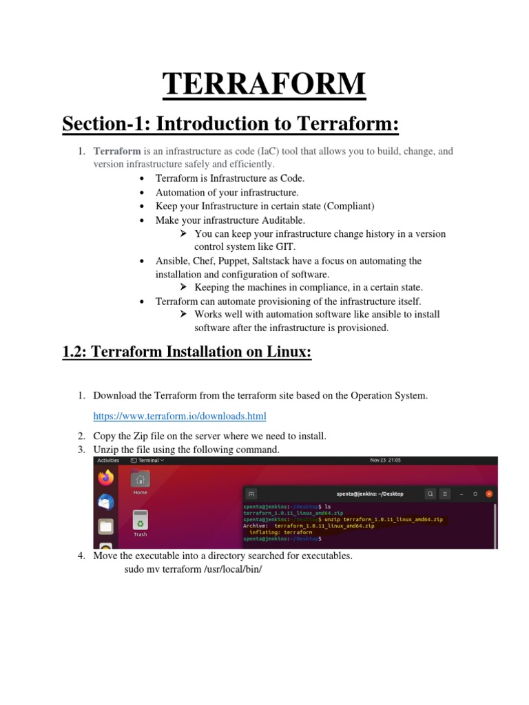 Terraform Infrastructure as Code Tool | PDF | Computer Science ...