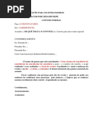 Modelo de Carta Convite Completa e Atualizada | PDF