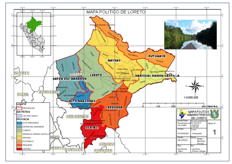 Mapa Politico de Loreto | PDF