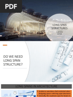 Long Span Structures | PDF | Truss | Architectural Design
