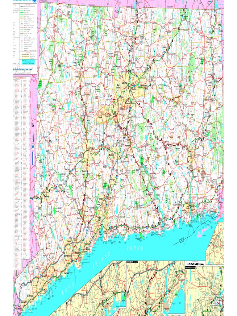 Connecticut Road Map | PDF