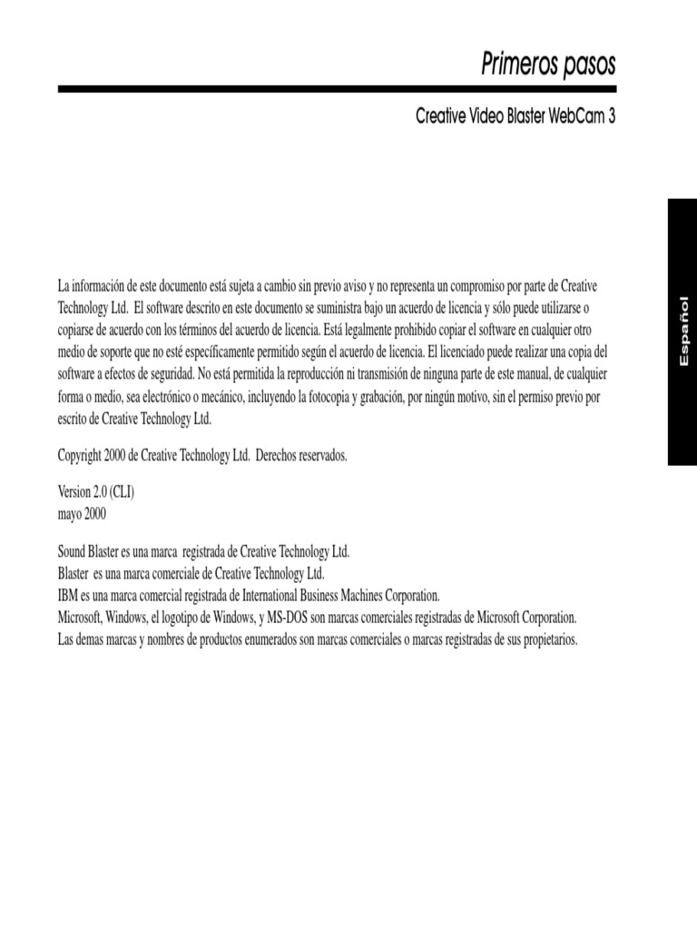 Manual Webcam | PDF | Software | Módem