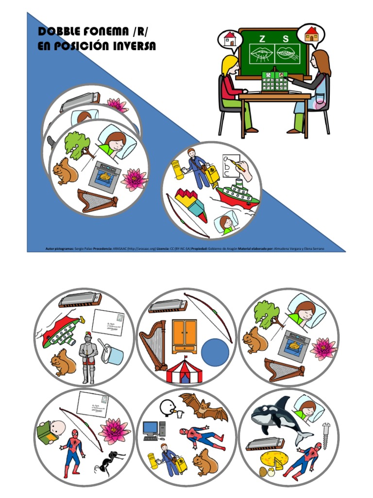 Fonema R Inversa Dobble | PDF