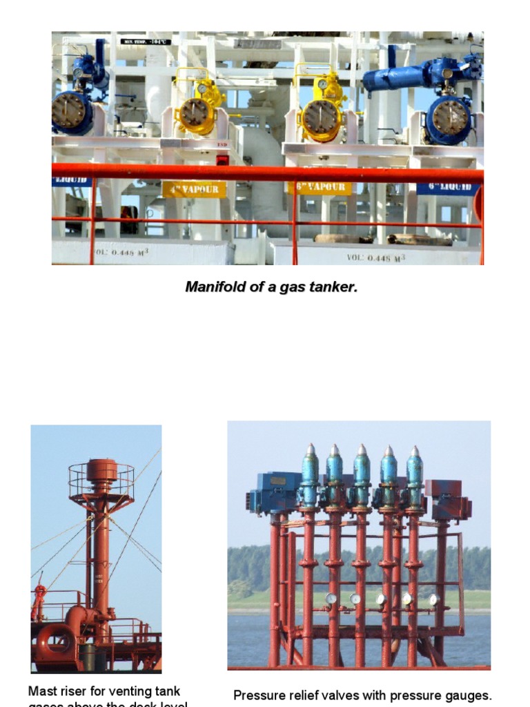 Manifold of A Gas Tanker | PDF | Gases | Chemical Engineering
