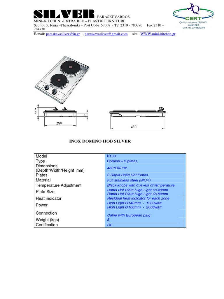 Offer Inox Domino | PDF