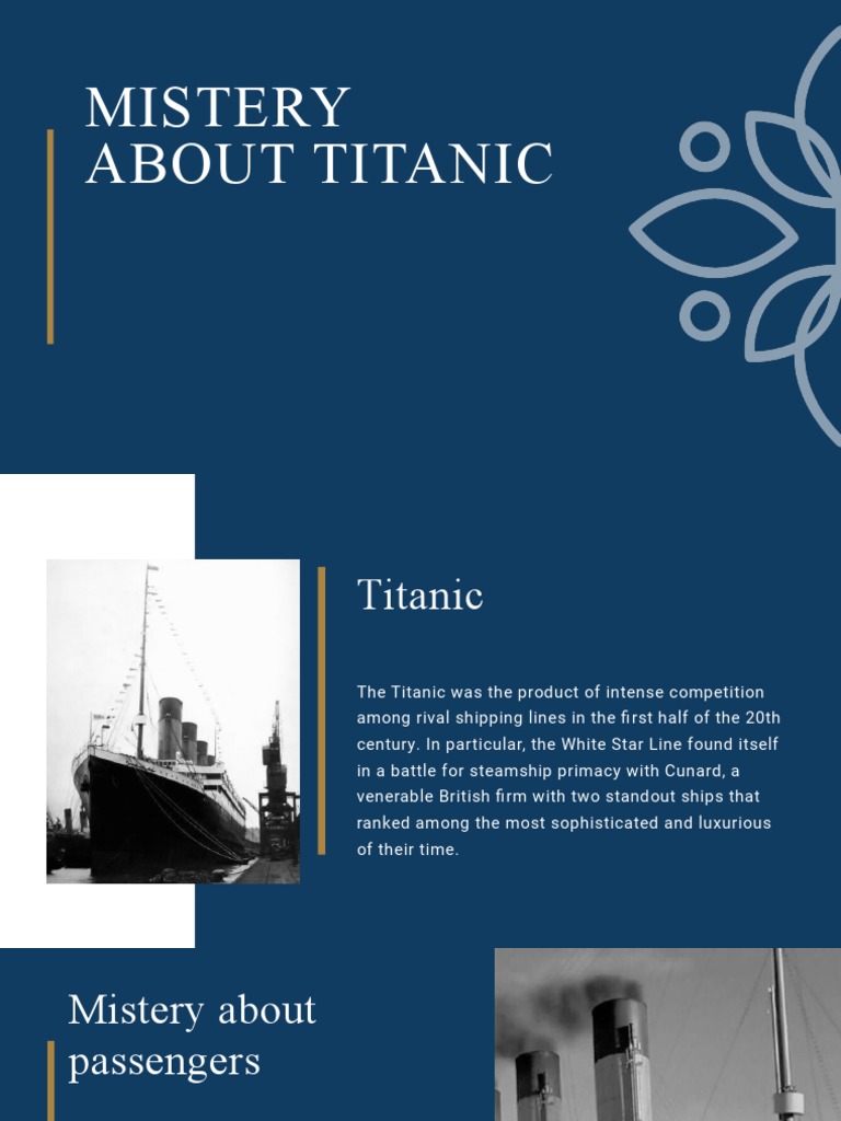 Mysteries of the Titanic Revealed | PDF