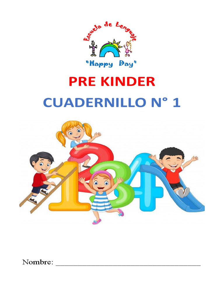 Cuadernillo 1 Prekinder | PDF