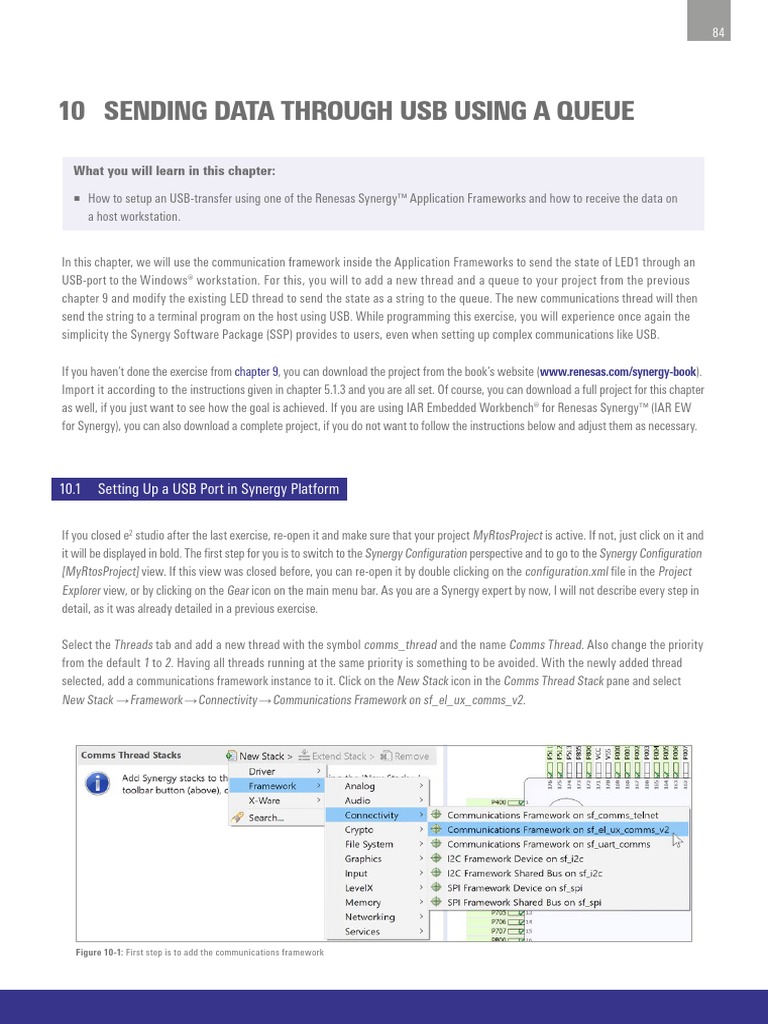 10 Sending Data Through Usb Using A Queue: What You Will Learn in This Chapter | PDF | Computer ...