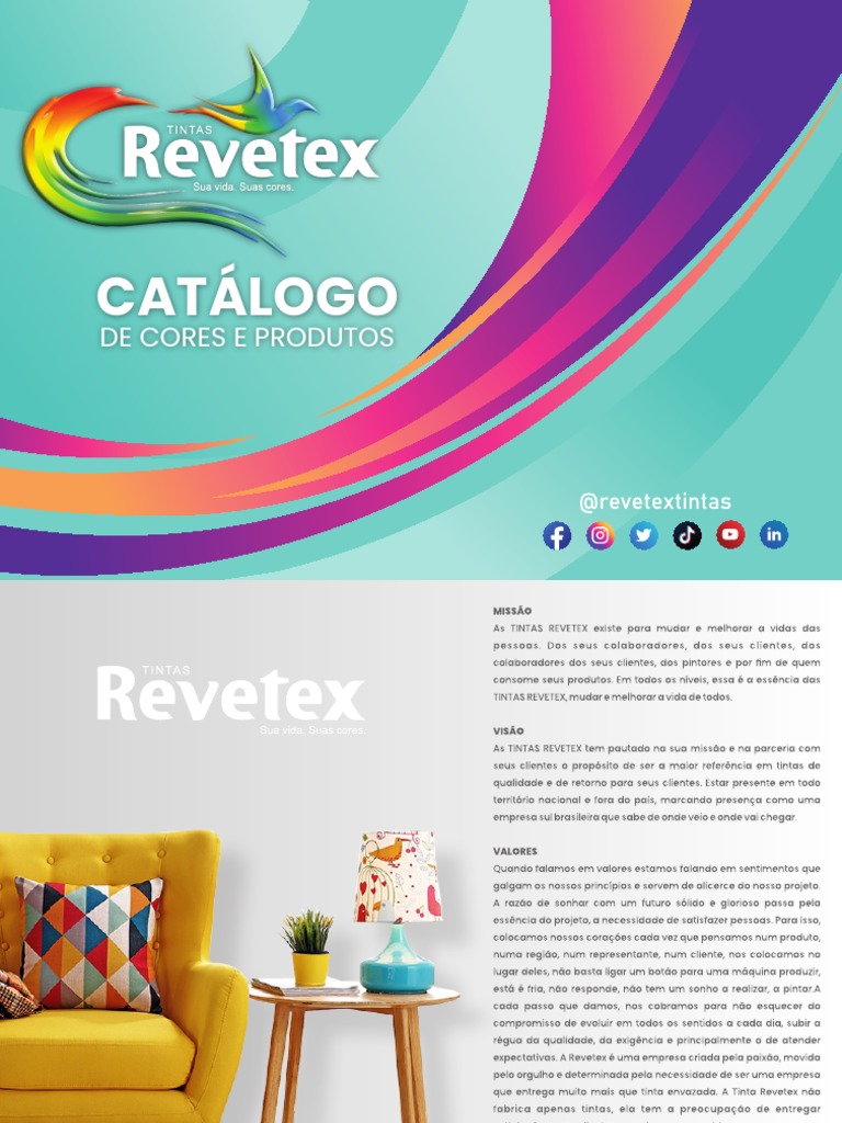 Catalogo Revetex | PDF | Tinta | Tinta acrílica