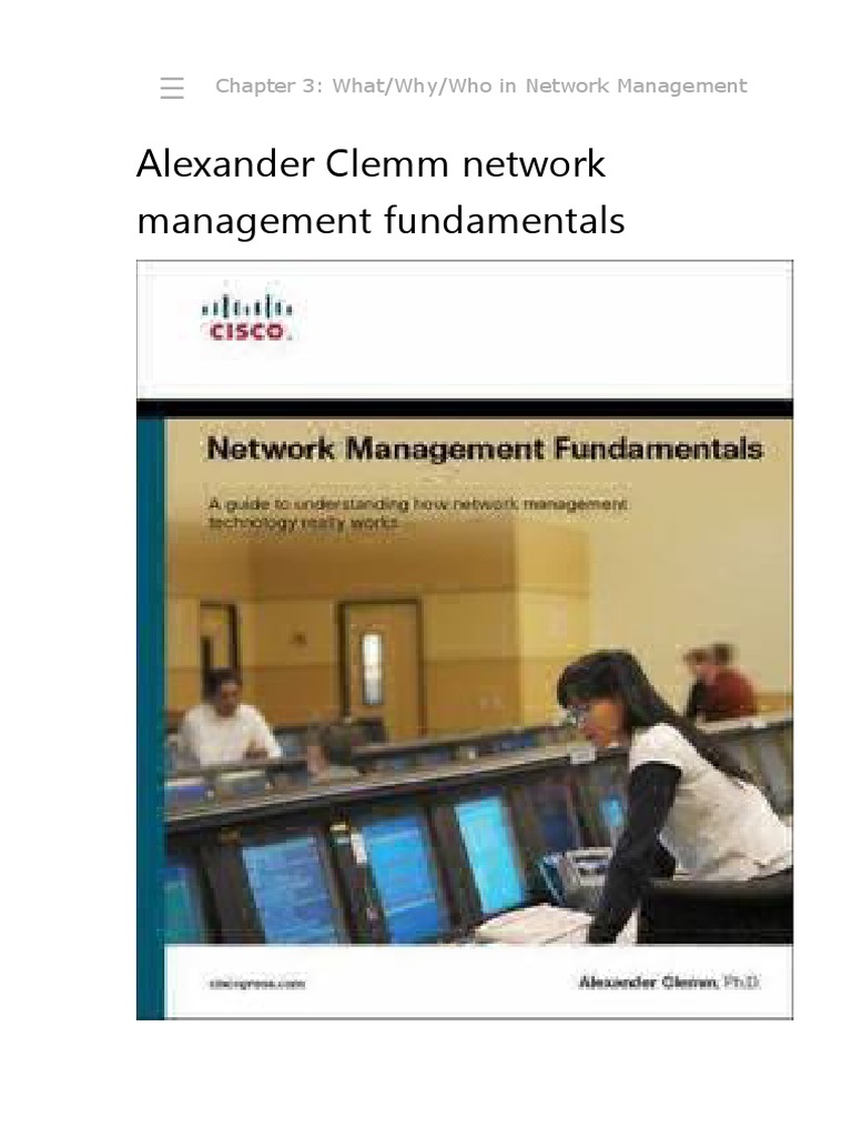 Network Management Fundamentals | PDF | Computer Network | Graphical User Interfaces