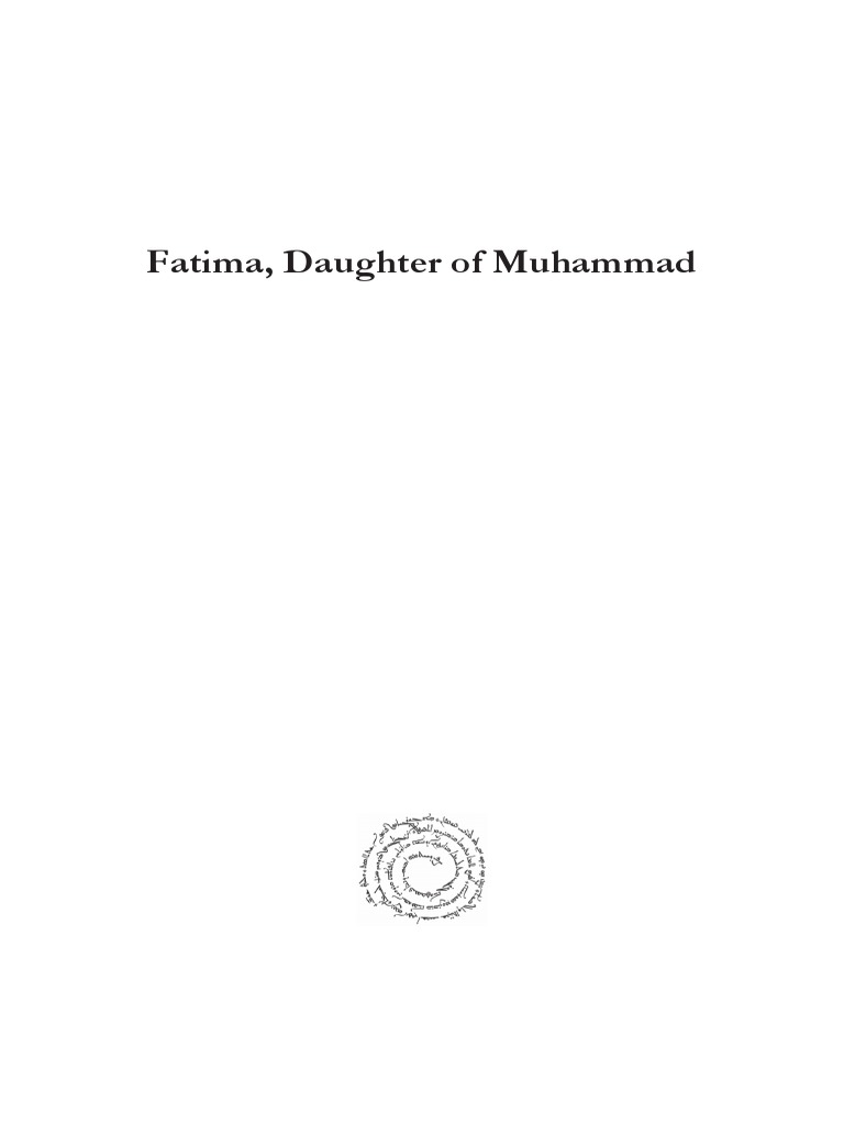 Fatima, Daughter of Muhammad - Nodrm | PDF | Ali | Muhammad