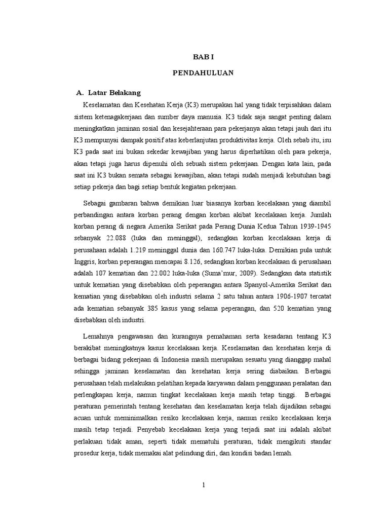 Mini Riset K3 Kelompok | PDF