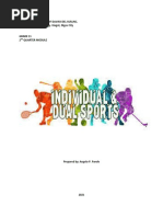 PE & Health 2 Individual & Dual Sports | PDF | Sports