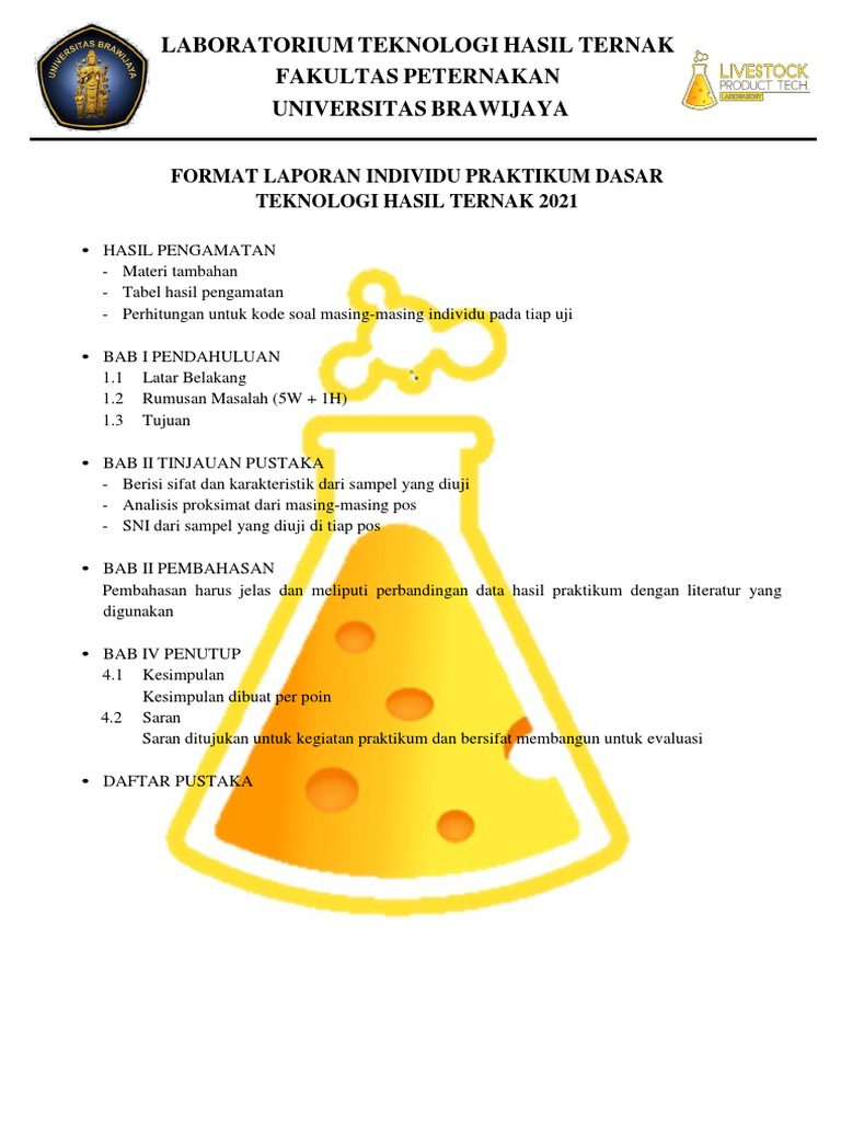 Format Laporan Praktikum DTHT 2021 | PDF