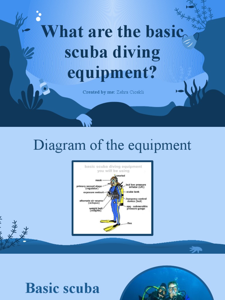 Basic Scuba Diving Equipment Explained | PDF