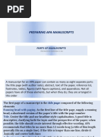 Apa 7th Edition Formatting Guidelines For Capstone Project Manuscript ...