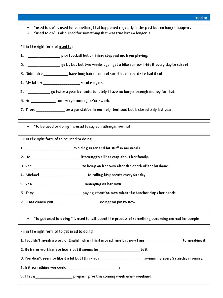 Used To Fun Activities Games Tests | PDF | Language Arts & Discipline ...