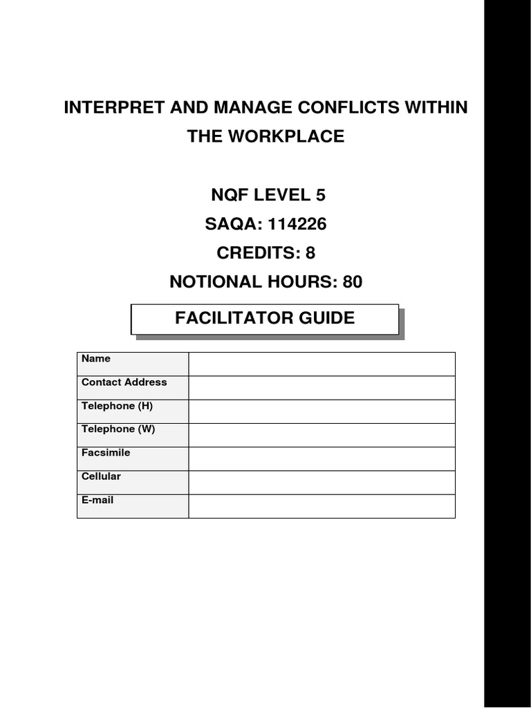 Facilitator Guide | PDF | Educational Assessment | Learning