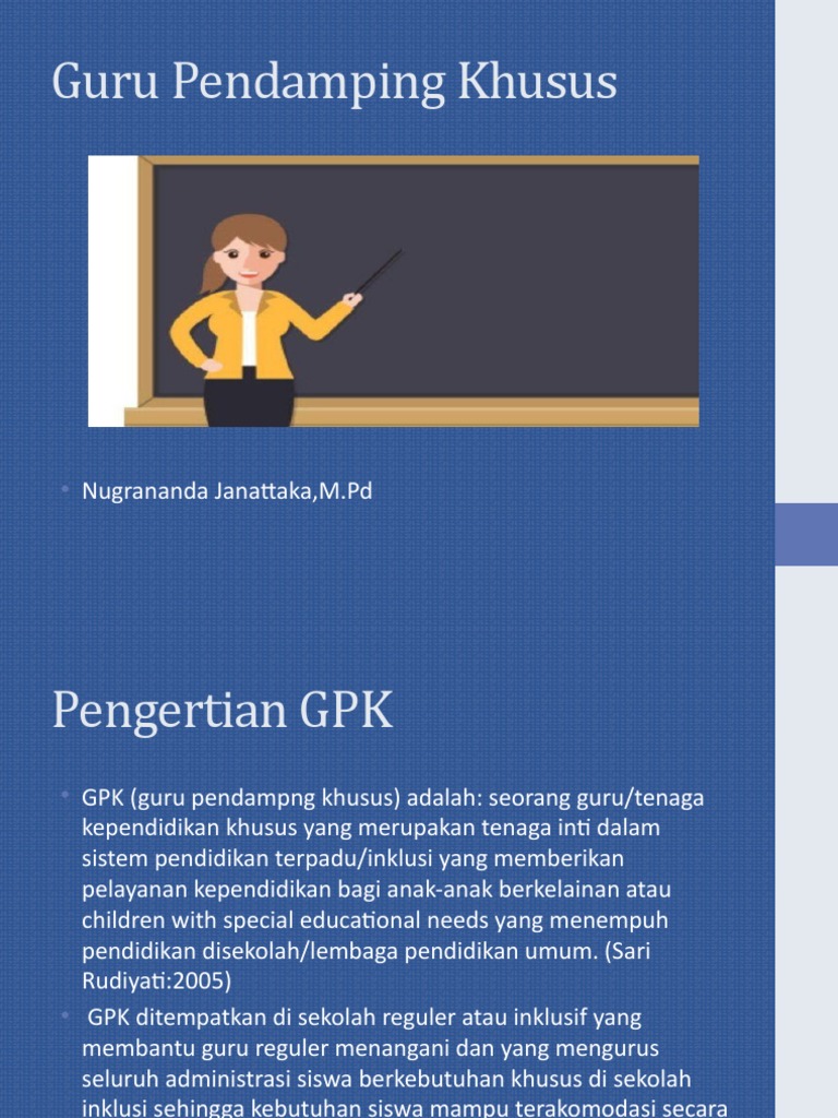 Guru Pendamping Khusus | PDF