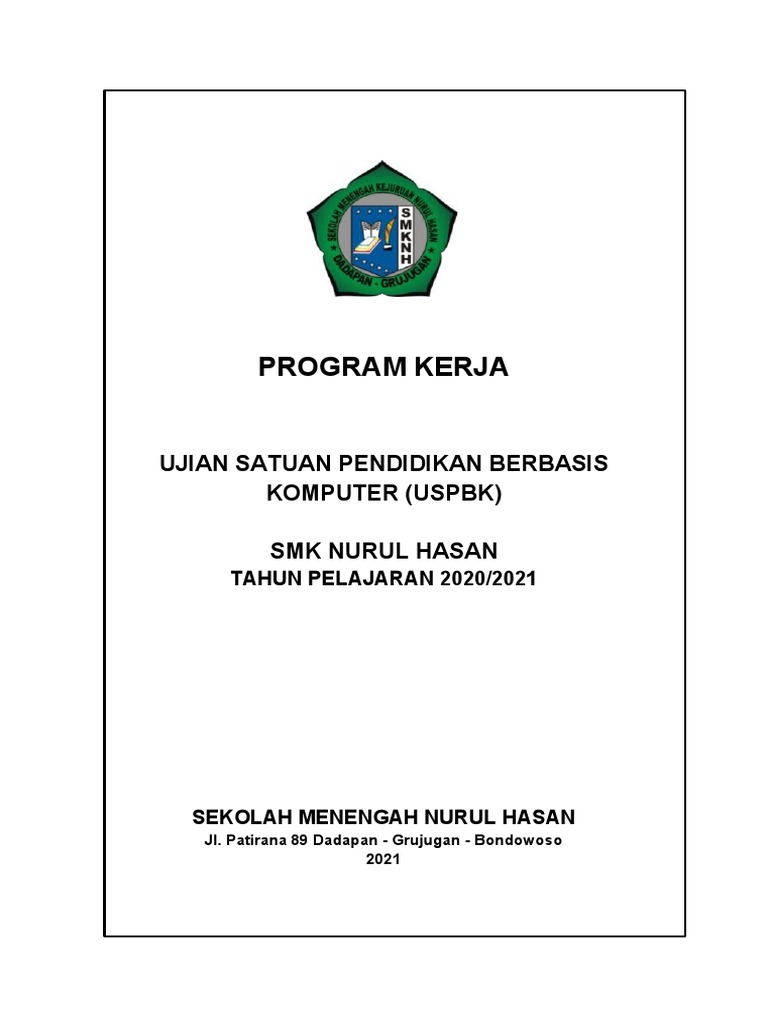 Program Kerja Un | PDF