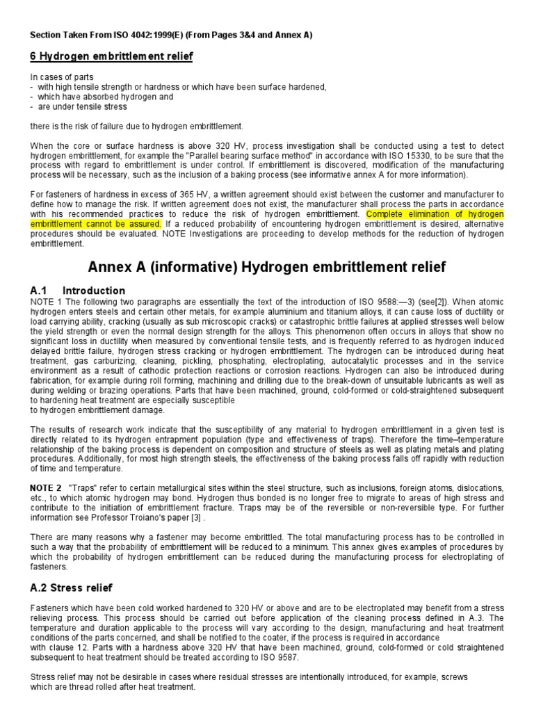 Iso 4042:1999 | PDF | Metalworking | Metallurgy