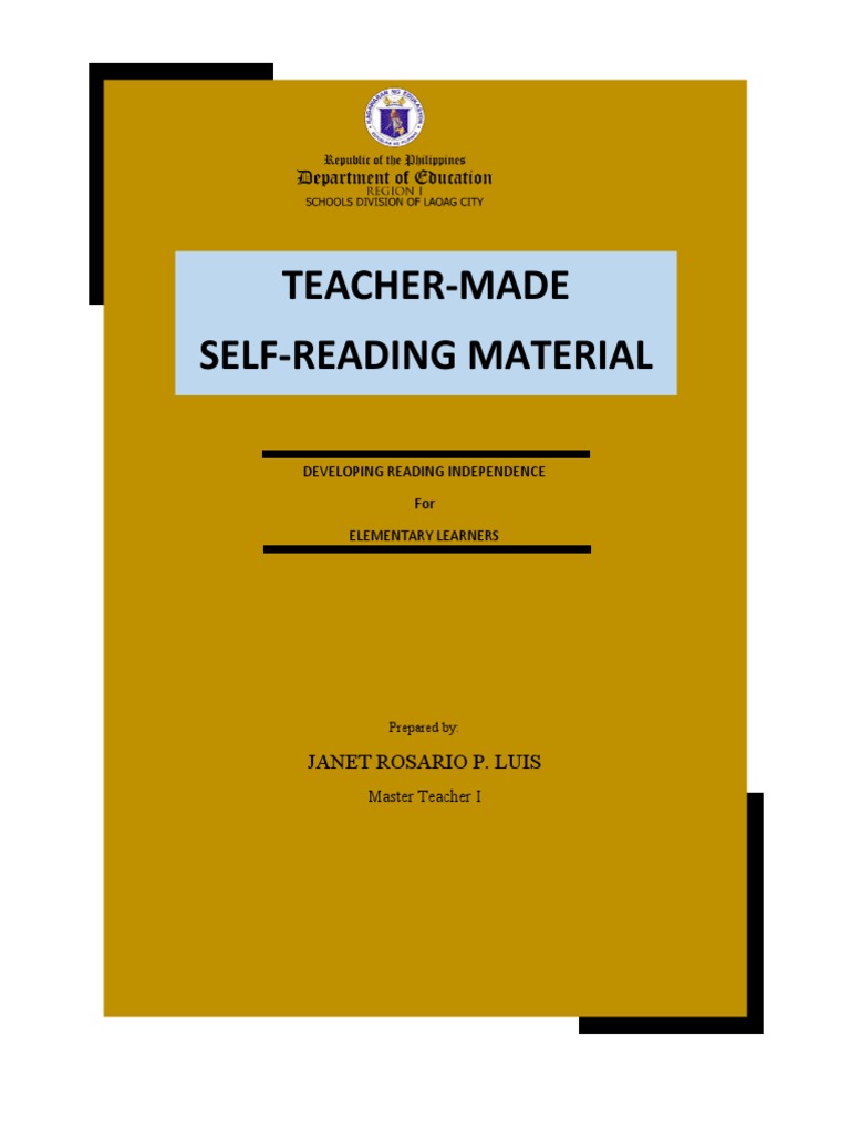 Self Reading Material Mam Janet | PDF