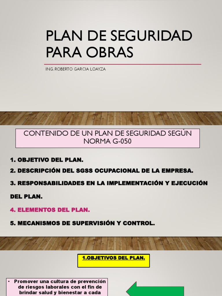 Plan de Seguridad en Obras | PDF | Seguridad y salud ocupacional | Auditoría