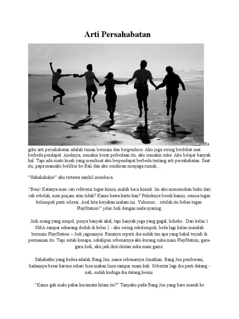 Arti Persahabatan | PDF