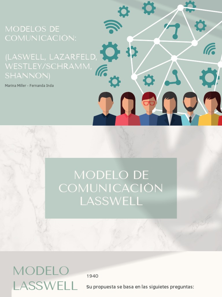 Exposición Modelos Comunicativos Lasswell y Otros | PDF | Comunicación | Propaganda