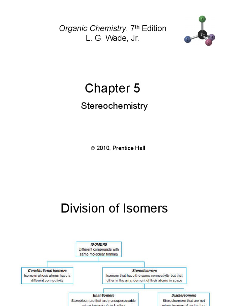 Stereochemistry: Organic Chemistry, 7 | PDF | Stereochemistry | Organic ...