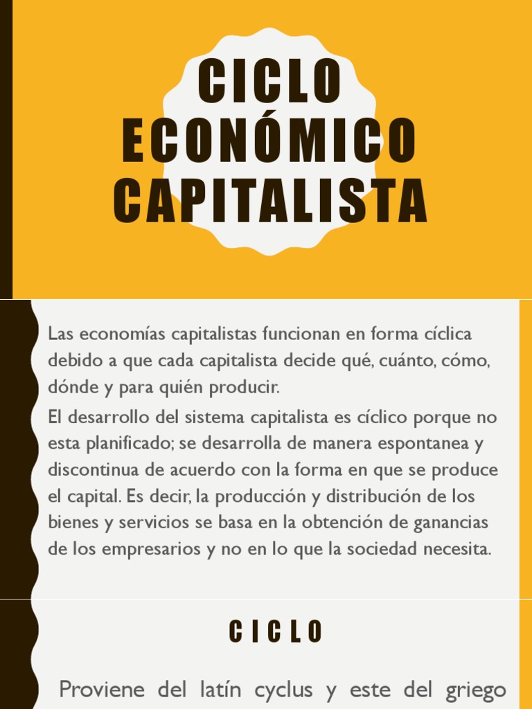 El ciclo económico capitalista: fases y características | PDF | Capitalismo | Ciclo comercial