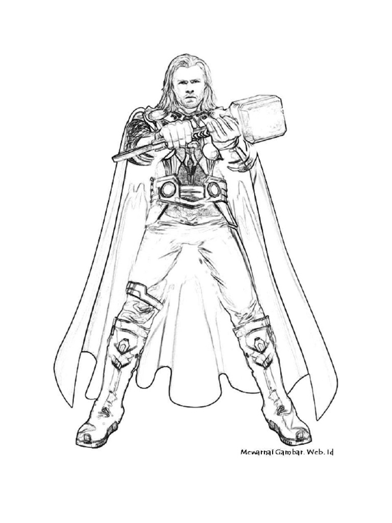 Mewarnai Thor | PDF