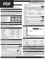 ABC Tile Adhesive Quick Guide | PDF
