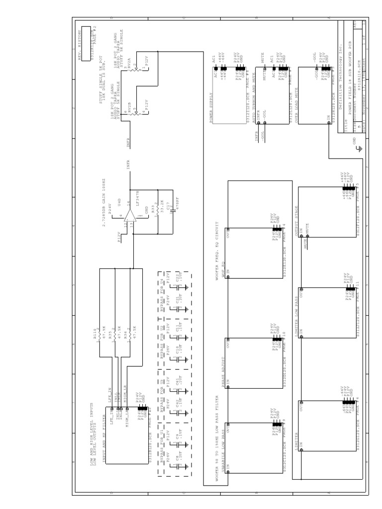 Definitive-Technology pf18 Subwoofer SCH | PDF | Telecommunications ...
