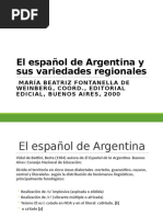 Características del Castellano Rioplatense | PDF | Lengua española ...