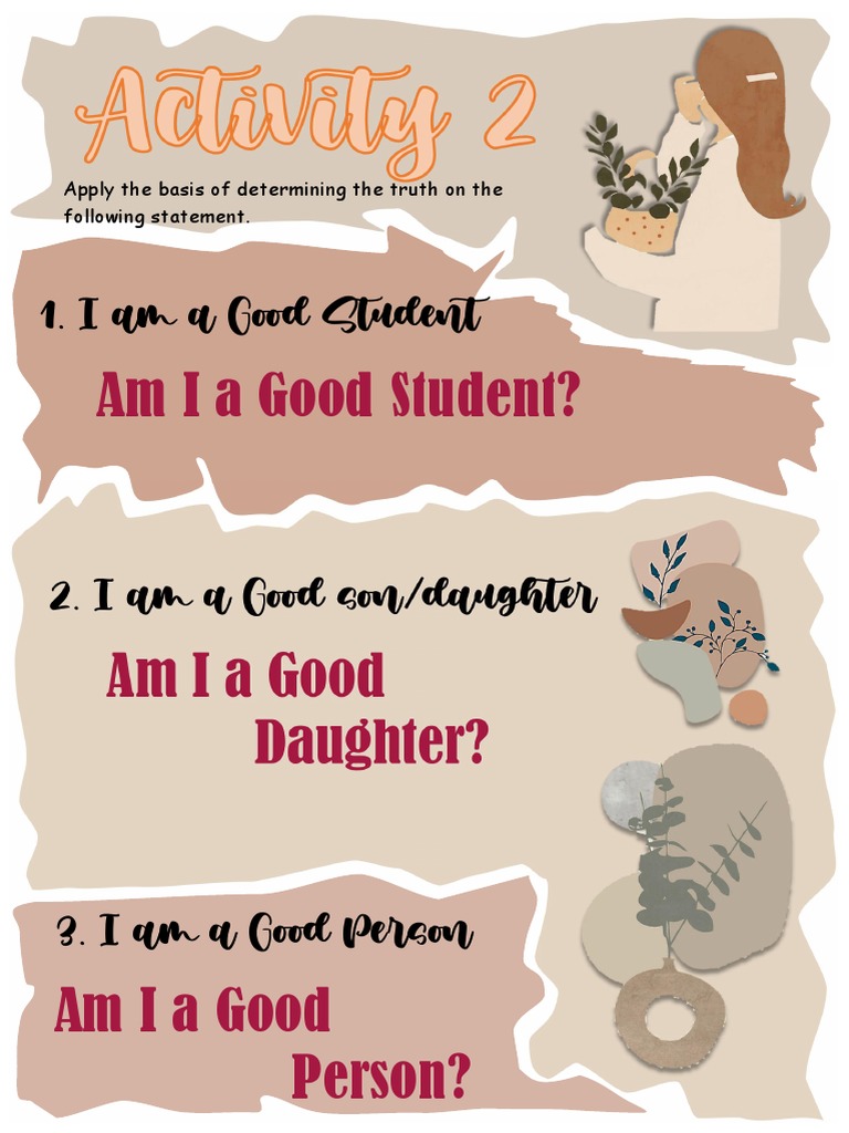 I Am A Good Student | PDF