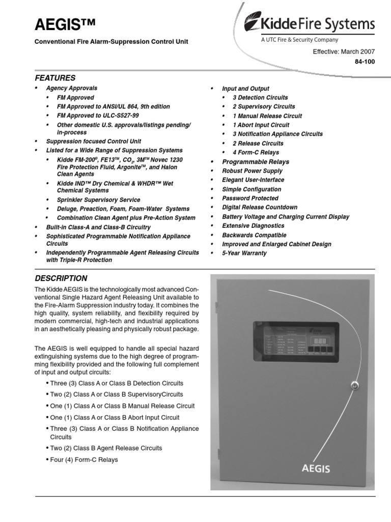 Aegis Panel Datasheet K-84-100 | Download Free PDF | Relay | Switch