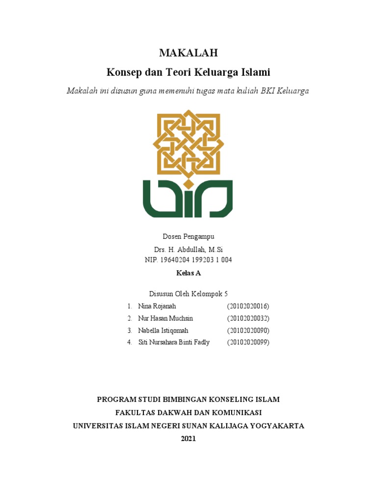 BKI KELUARGA Kel 5 | PDF