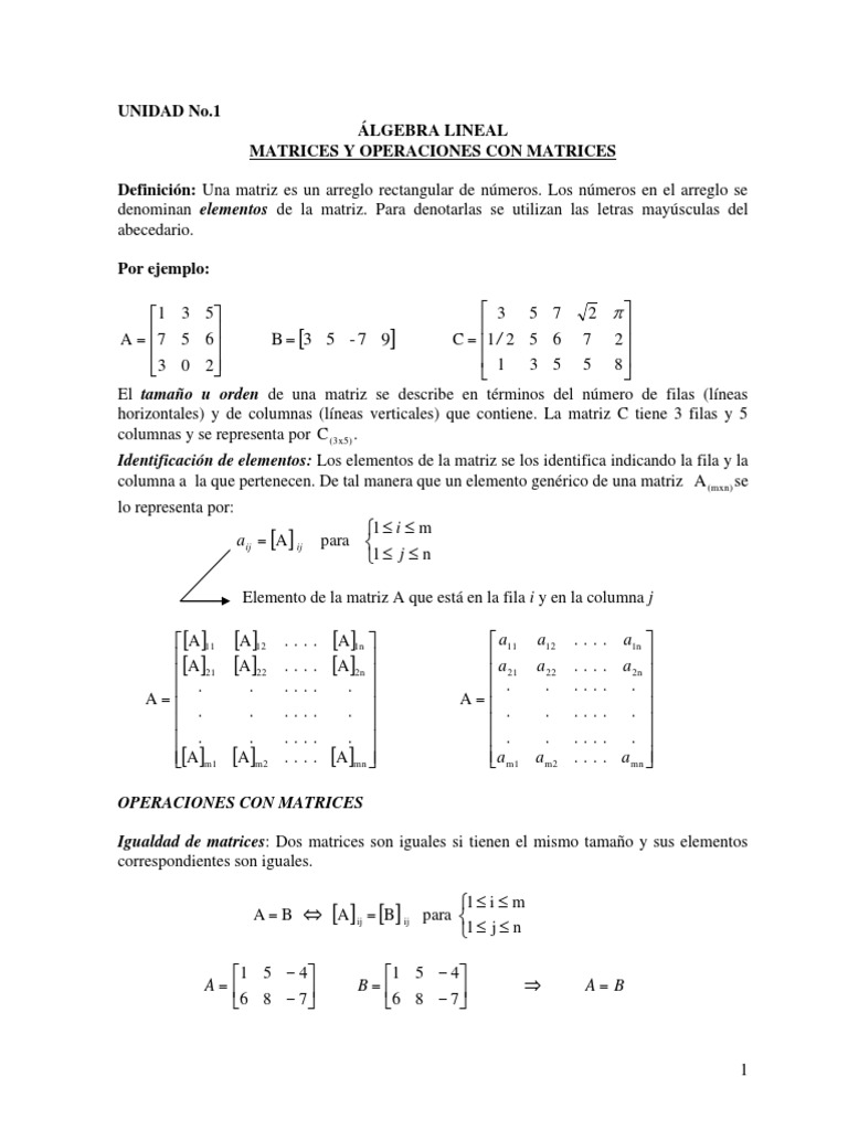Libro de Álgebra Lineal | PDF | Matriz (Matemáticas) | Ecuaciones