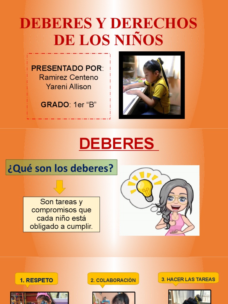 Deberes y Derechos de Los Niños | PDF